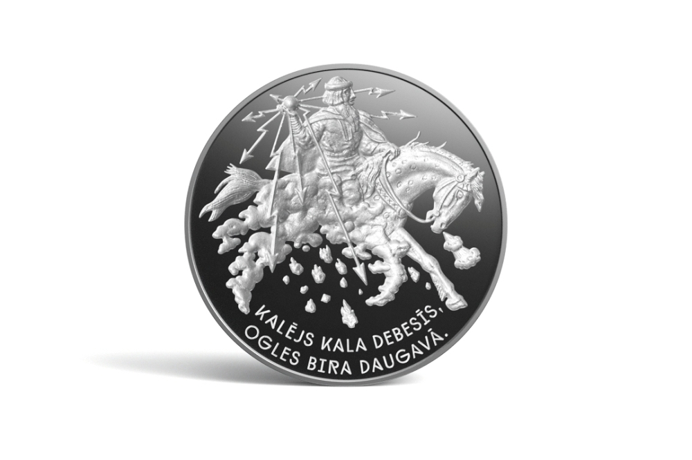 Latvijas Banka izlaiž kolekcijas monētu "Kalējs kala debesīs ...